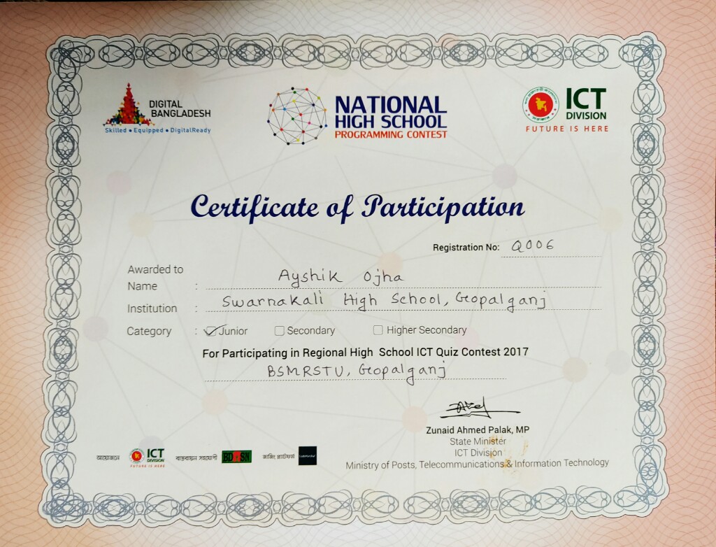 Ayshik's Personal Website